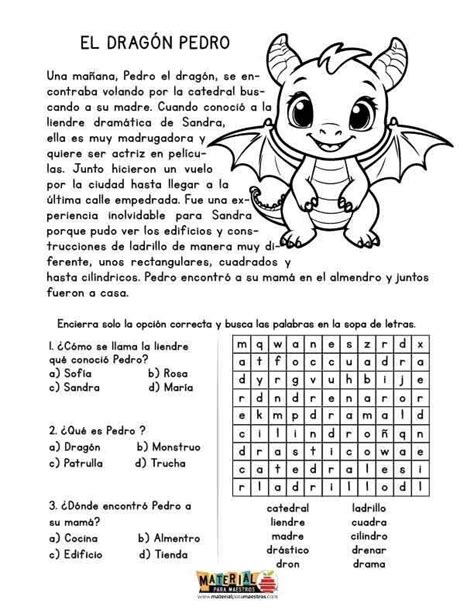 Comprension Lectora Para 4to De Primaria Lectura Divertida Primaria