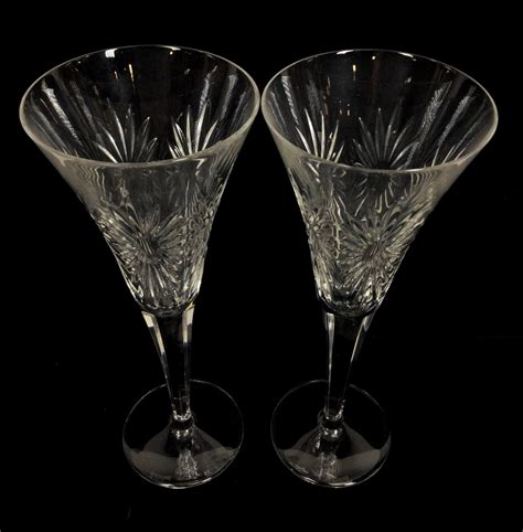 Lot Waterford Crystal Millennium Toasting Flutes