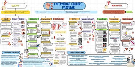Acidente Vascular Cerebral Isquemico Esquemas Y Mapas Conceptuales De
