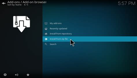 Install From Zip File