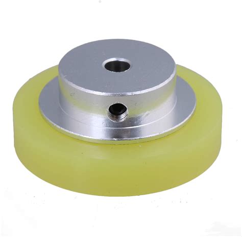 Yibuy Aluminum Silicone Encoder Wheel Meter Wheel For Rotary Encoder