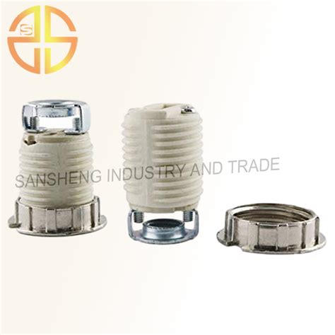Ceramic G Lamp Holder For Bulb Installation Green Ceramic Switch And