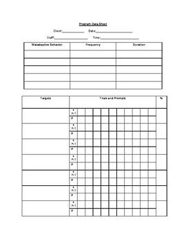 ABA Data Sheet By ABANeeds TPT