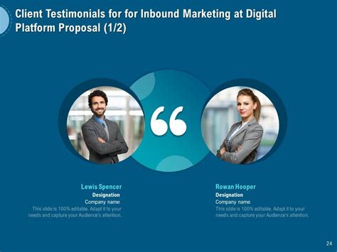 Inbound Marketing At Digital Platform Proposal Powerpoint Presentation