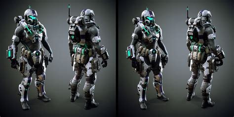 Artstation Planetside 2 Nanite Systems Operative Shared Armour