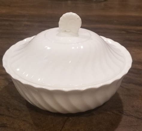 Wedgwood English Masterpiece Bone China Lidded Bowl Etsy