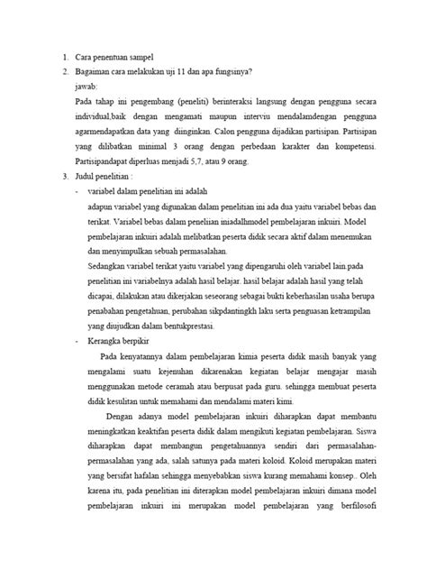 Cara Penentuan Sampel Pdf