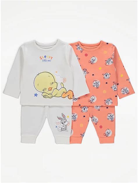 Looney Tunes Pijamas Pack De 2 Un Tenda 51