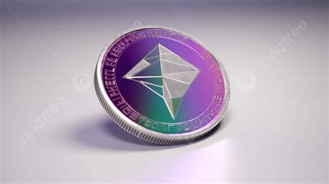 흰색 배경이 있는 3d 렌더링의 사용자 지정 색상 이더리움 동전 암호 디지털 코인 이더 리움 배경 일러스트 및 사진 무료