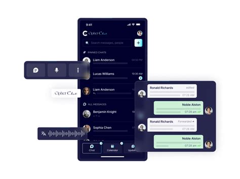 one to one secure messaging cipher chat features