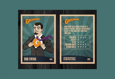 Trading Card Template 21 Free Printable Word Pdf Psd Throughout