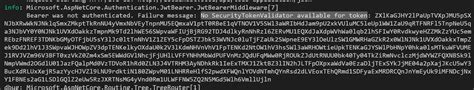 Asp Net Core Identity Server 4 No Security Token Validator Available For Token Stack Overflow