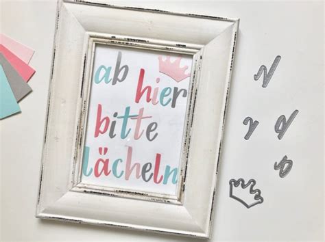 Deko Bilderrahmen Mit Spruch Stempelfantasie Brigitte Keiling Stampin Up Landsberg Am