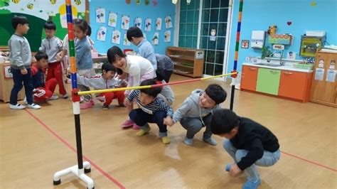 협동 림보게임을 통해 우리 아이들과 서로 배려하고 알아가며 즐겁게 체육수업하는 시간 런앤점프 체육수업제천단양영월~ 네이버 블로그