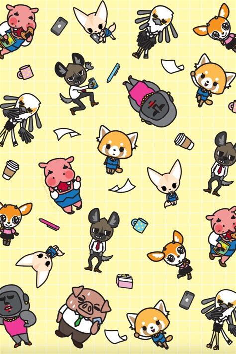 Aggretsuko Wallpaper Hello Kitty Character Design Sanrio Characters