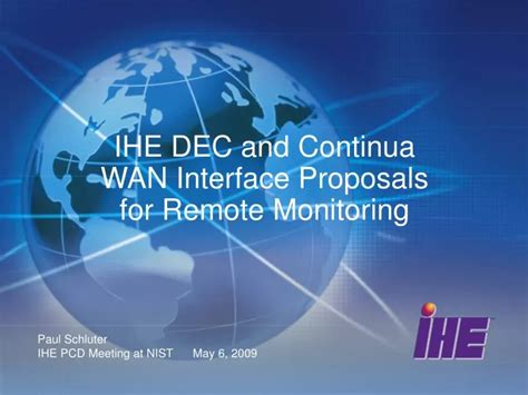 Ppt Ihe Dec And Continua Wan Interface Proposals For Remote