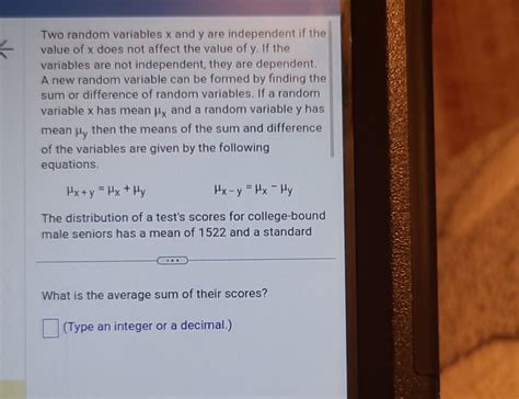 Solved Two Random Variables X And Y Are Independent If The