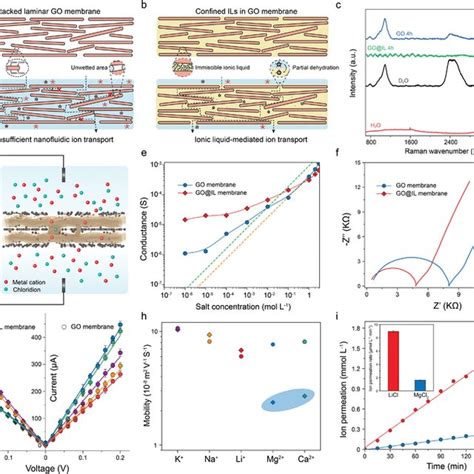 High‐performance Osmotic Energy Conversion A Vi Curves Of The