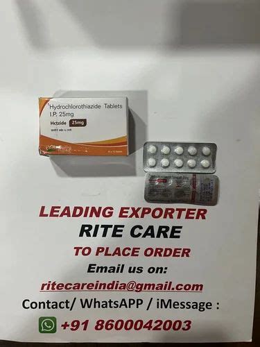 Hydrochlorothiazide 25mg Tablets At Rs 200stripe Apo Hydro In