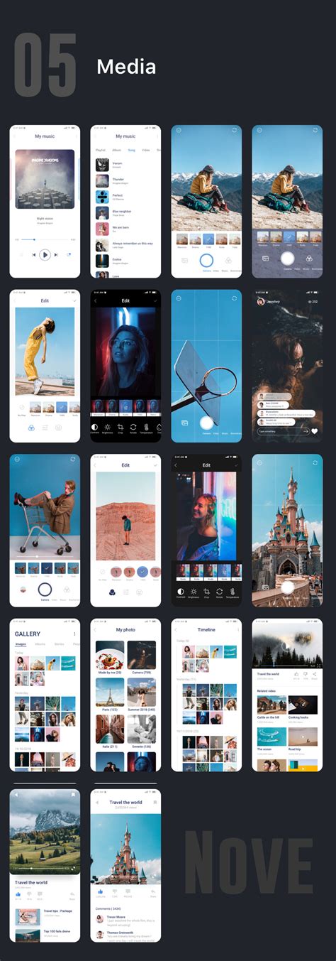 Nove Mobile UI Kit On Behance