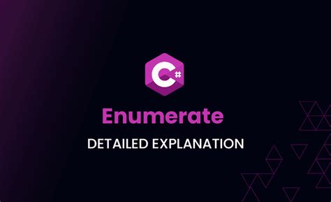 Enumerate In C Detailed Explanation 2024