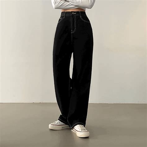 블리즈 기모안감이염no 내가찾던 와이드 흑청바지 기모청바지 생지청바지