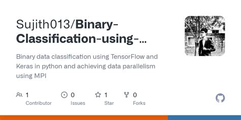Github Sujith013binary Classification Using Machine Learning And Data Parallelism Binary
