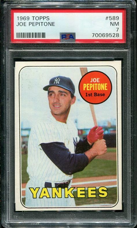 Topps Joe Pepitone PSA All Star Cards Inc