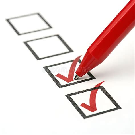 Checkbox Check Mark Isolated On White Background Stock Illustration