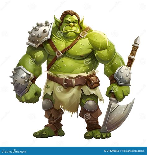 Ogre Characters From Folk Legends Stock Illustration Illustration Of