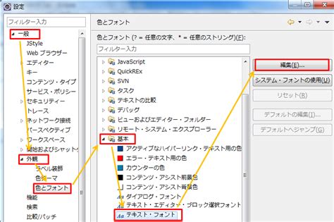 Eclipse フォントの大きさフォントを変える方法 Itsakura