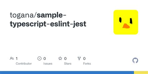 Github Toganasample Typescript Eslint Jest