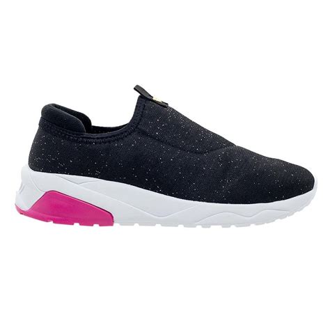 Tênis Slip On Infantil Menina Molekinha 2571100 Preto Preto