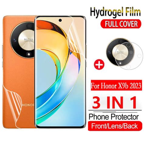 Full Coverage 3in1 Soft Hydrogel Film For Honor X7b X8b 9b X 9b X9a X9a