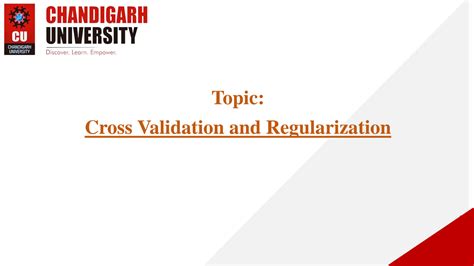 SOLUTION: Machine learning cross validation and regularization - Studypool