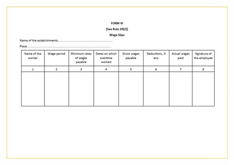 Form Vi Issue Of Payslip Pdf