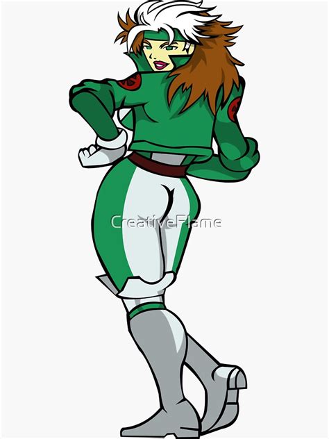 Rogue Bombshell Mvc2 Sticker For Sale By Creativeflame Redbubble