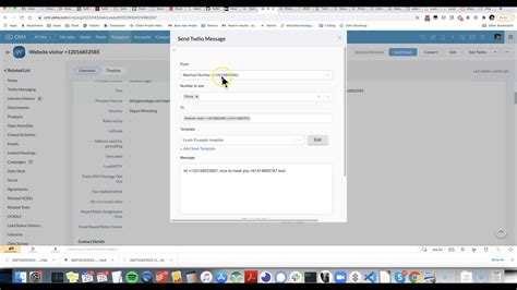 Changing Default SMS From Number Depending On The Lead User YouTube