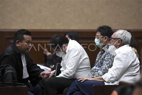 SIDANG TUNTUTAN KASUS SUAP MINYAK GORENG ANTARA Foto