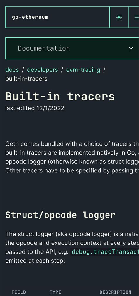 [ui bug] too much spacing between markdowns sections on developer docs · issue 83 · ethereum
