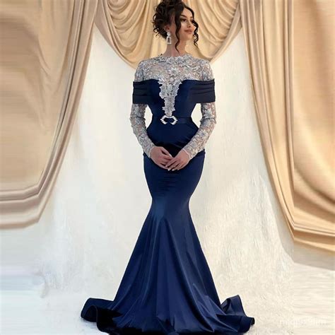 Xijun Luxury Lace Appliques 3d Flowers Beadings Satin Mermaid Prom