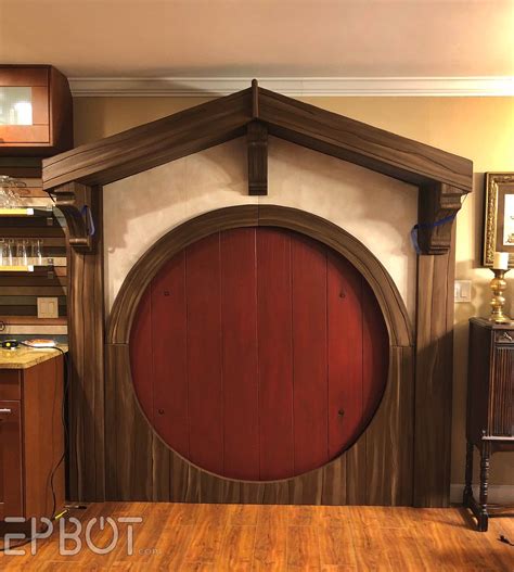Epbot We Made A Life Sized Hobbit Door For Our House