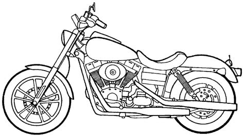 Desenho De Moto Para Pintar