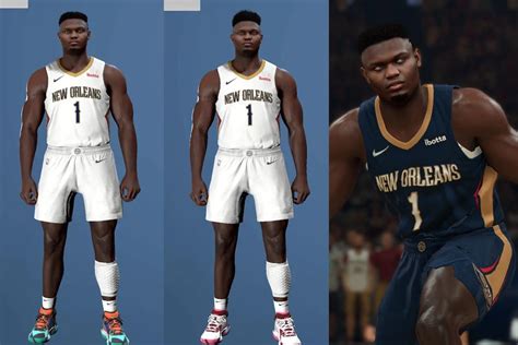 NBA 2K23 Zion Williamson Cyberface And Body Update 2 Hairstyles By XT30