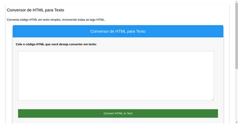 Conversor De Html Para Texto Online Converta Html Em Texto Simples