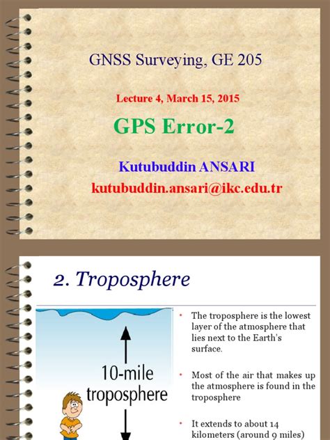 Understanding Gps Errors And Accuracy Enhancement Techniques Pdf