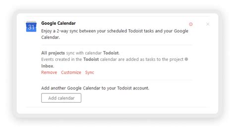 Use Google Calendar Legacy With Todoist