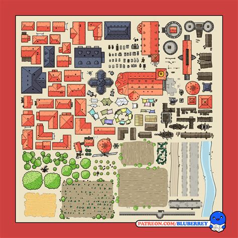 default asset pack 118 assets and 6 paths bluberrey