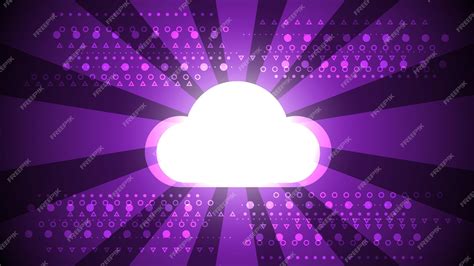 Premium Vector Cloud Computing Technology Concept Abstract Background Vector Illustration