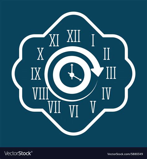 Clock Design Royalty Free Vector Image VectorStock